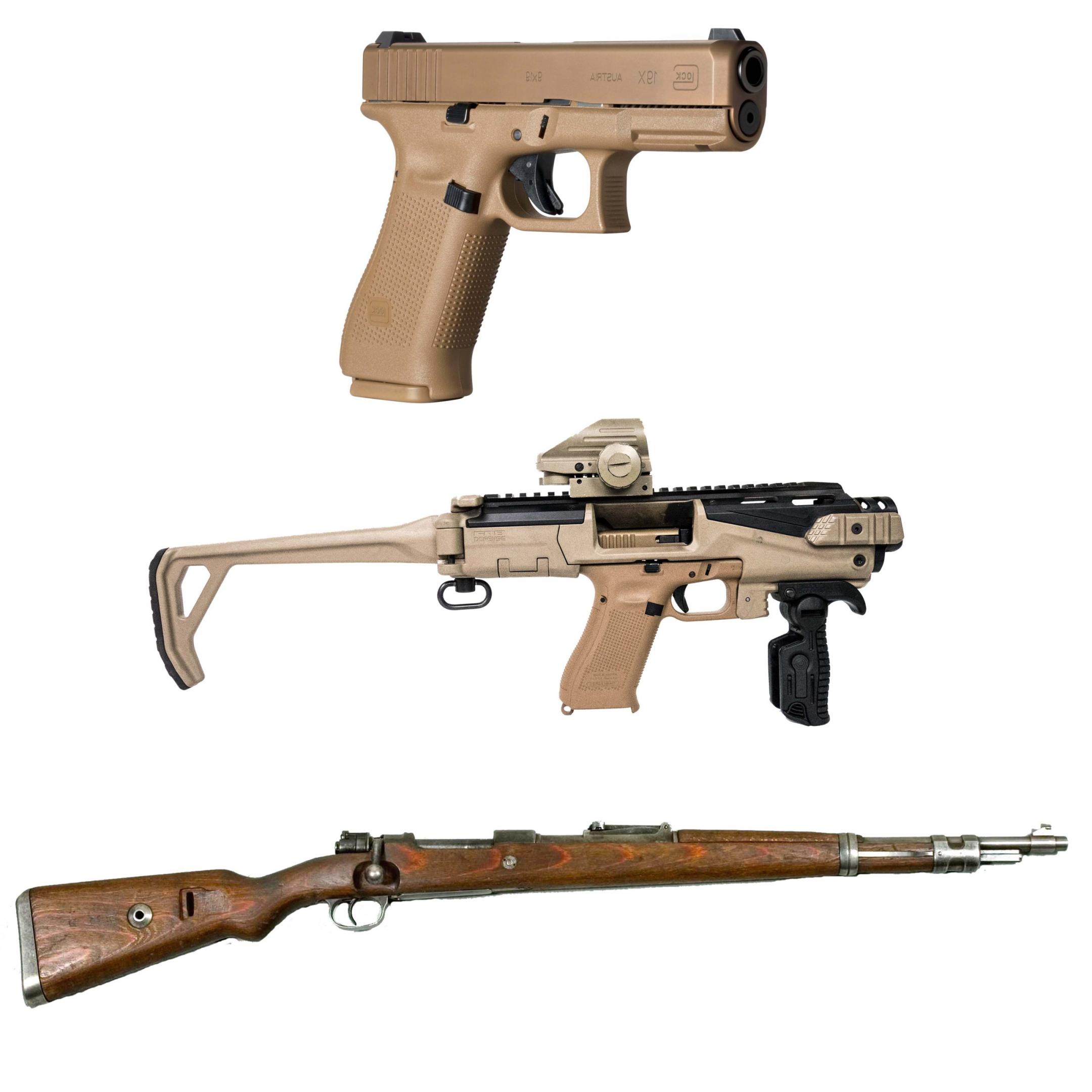 Glock 19X, KPOS, 98k | Selber schießen München